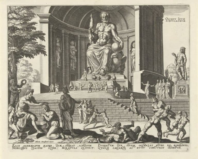 Het imposante standbeeld van Zeus in Olympia - Mysterieuze Wereld